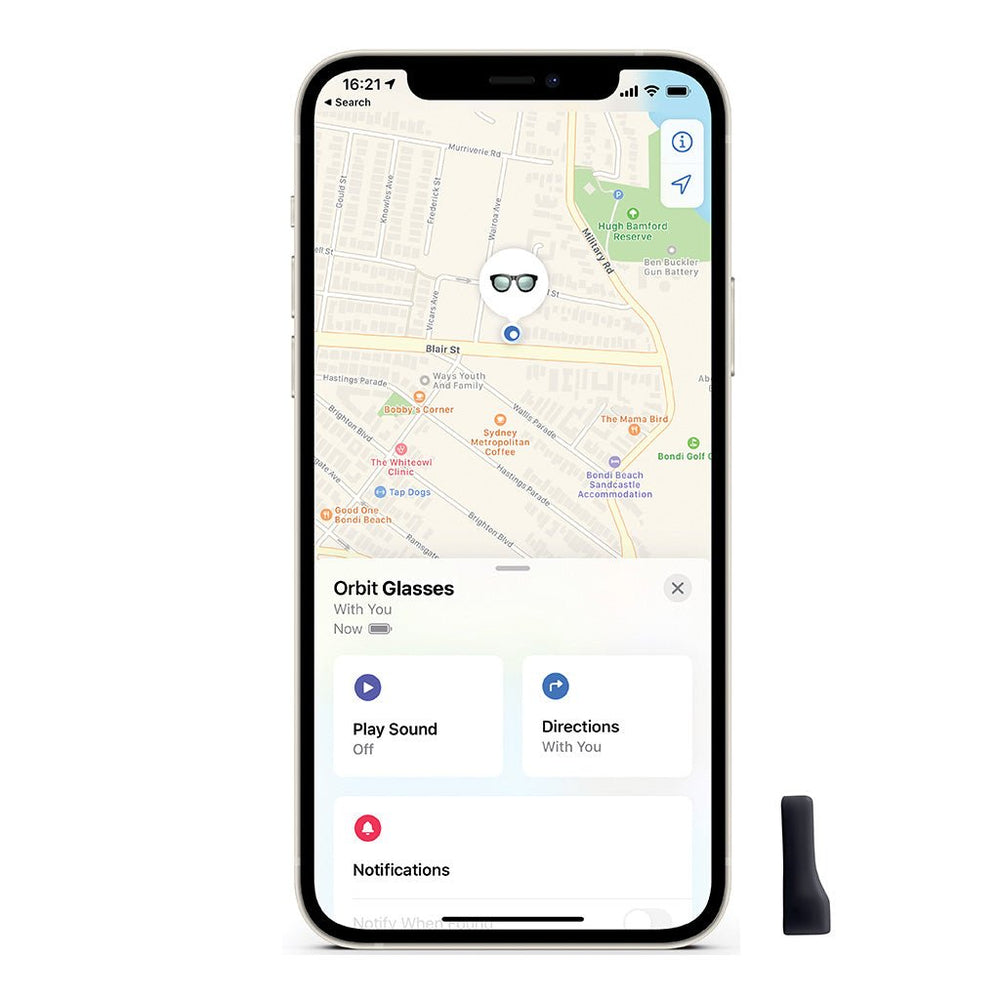Orbit Glasses/World's smallest Bluetooth locator to find your glasses